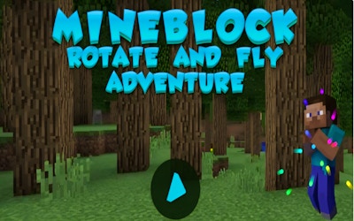 Mineblock Rotate And Fly Adventure 🕹️ Play Now on GamePix