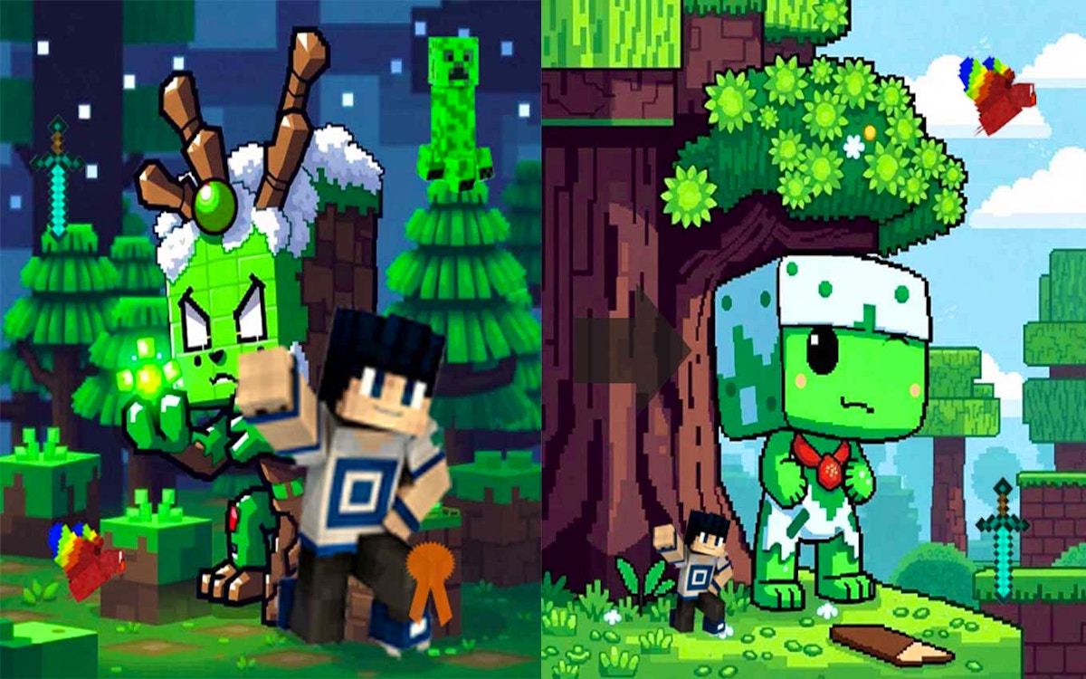 Minecraft Squid Anomaly 🕹️ Jetzt spielen auf GamePix