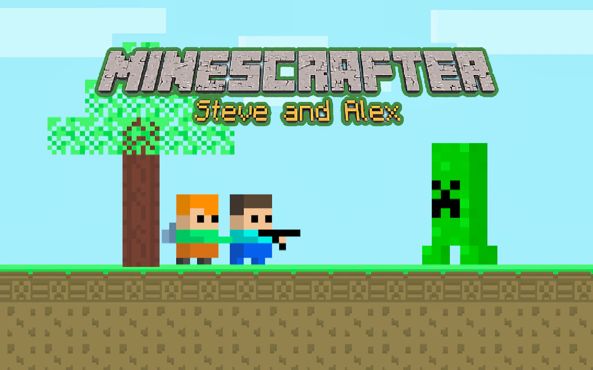 Minescrafter - Steve And Alex 🕹️ Play Now on GamePix