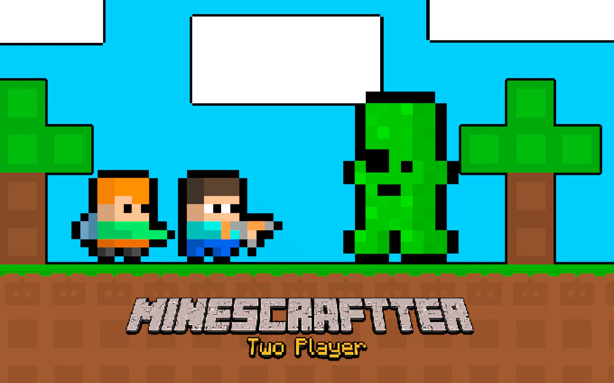 Minescraftter Two Player 🕹️ Play Now on GamePix