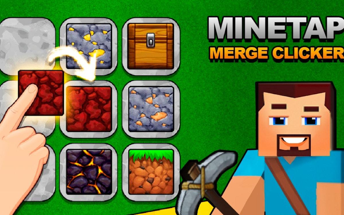 Minetap Merge Clicker 🕹️ Play Now on GamePix