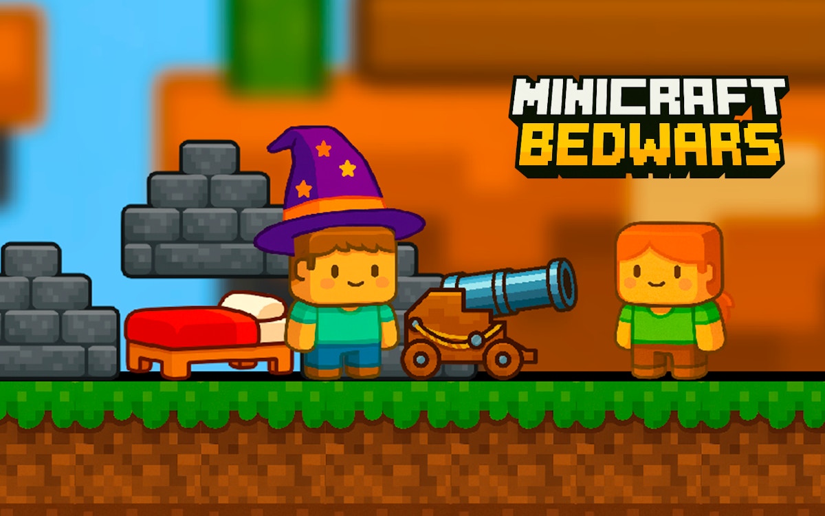 Minicraft Bedwars 🕹️ Joue Maintenant sur GamePix