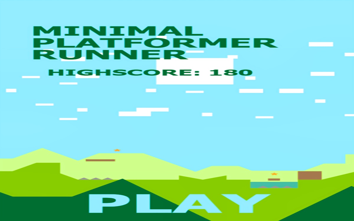 Minimal Platformer Runner 🕹️ Play Now on GamePix