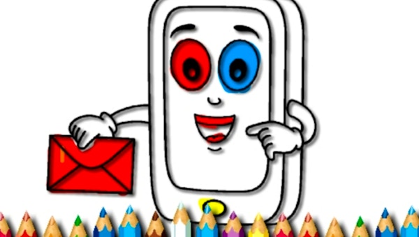 Mobile Phone Coloring Book 🕹️ Play Now on GamePix