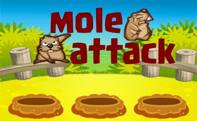 Mole Attack 🕹️ Play Now on GamePix