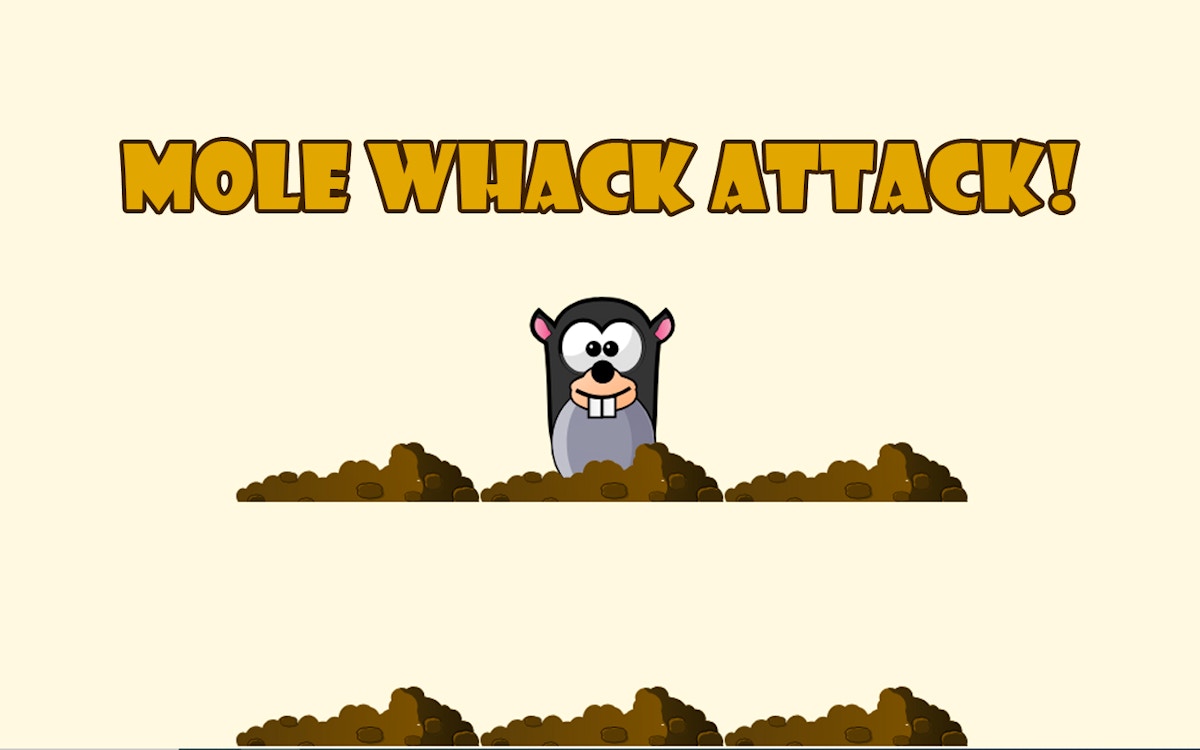 Mole Whack Attack 🕹️ Joue Maintenant sur GamePix