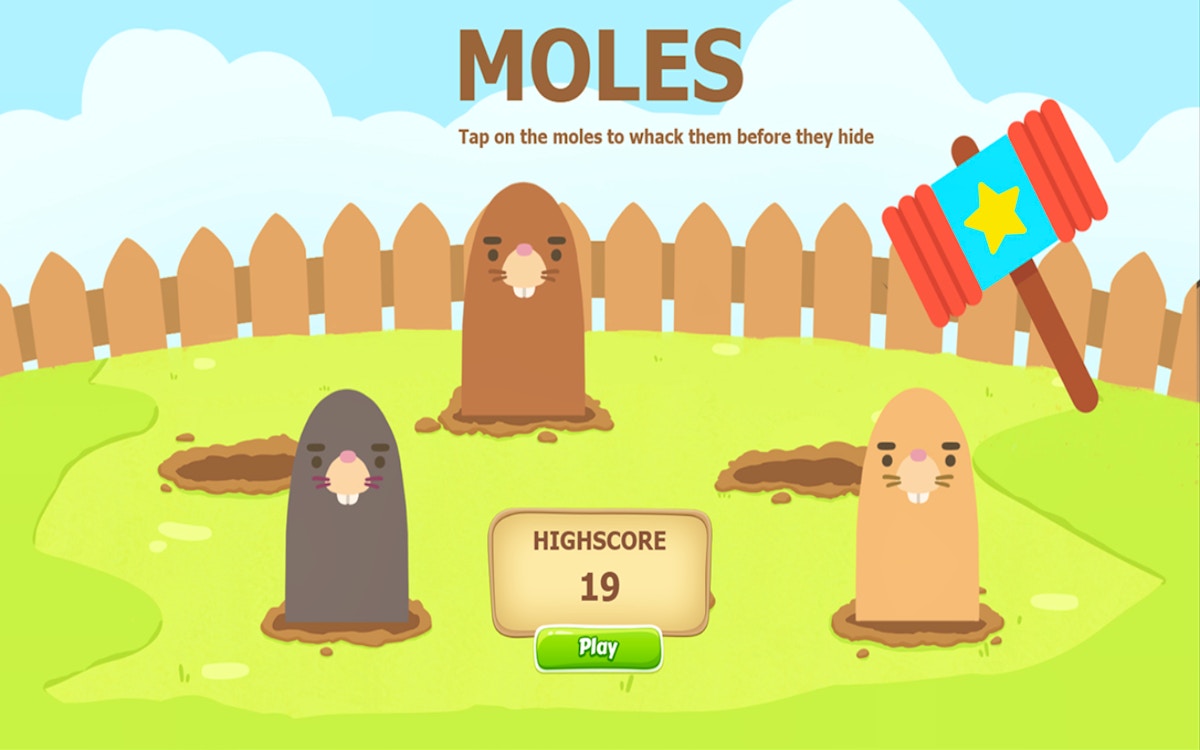 Moles 🕹️ Play Now on GamePix
