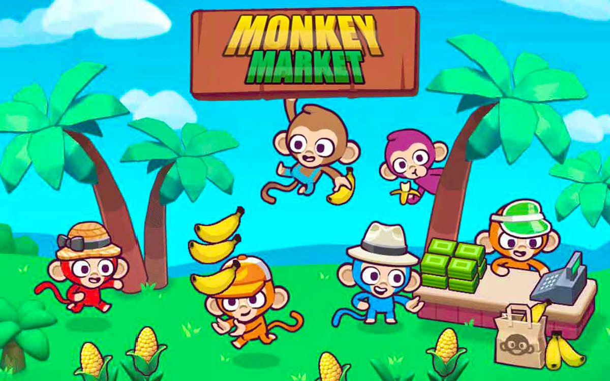 Monkeymarket 🕹️ Zagraj teraz na GamePix
