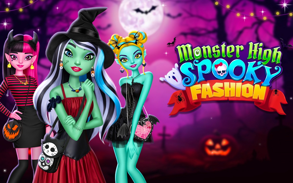 Monster High Spooky Fashion 🕹️ Play Now on GamePix