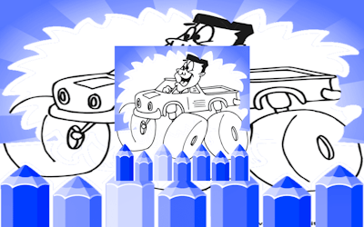 monster truck coloring pages easy ice