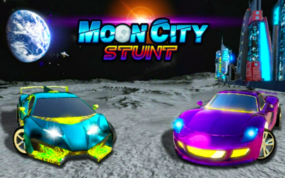 Moon City Stunt 🕹️ Play Now on GamePix
