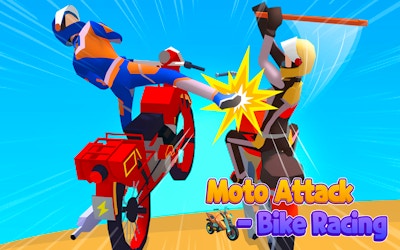 Moto Attack Bike Racing 🕹️ Play Now on GamePix