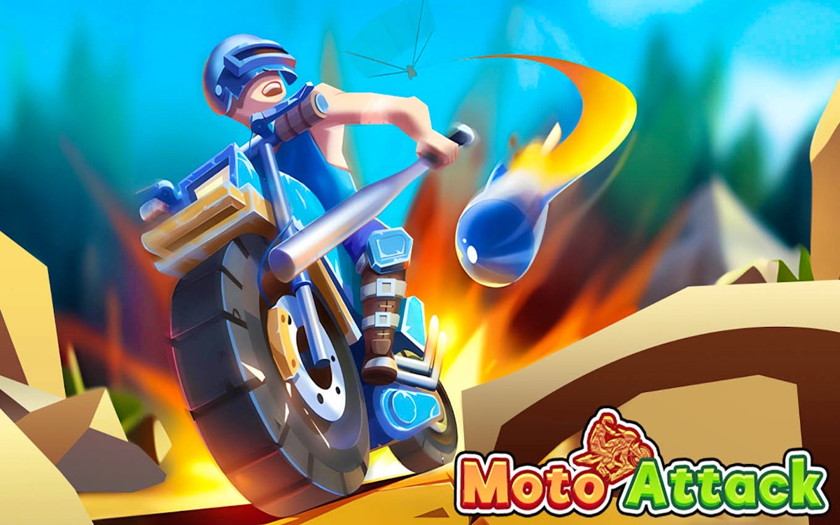 Moto Attack 🕹️ Jogue Agora no GamePix
