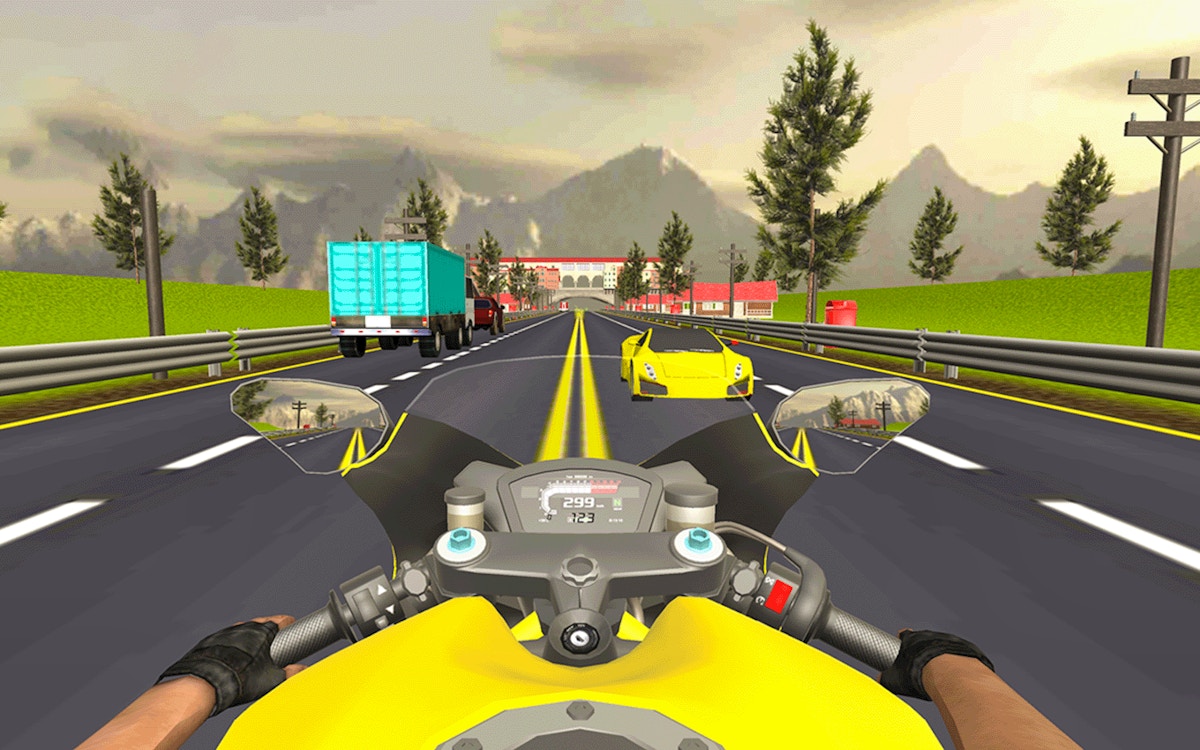 Moto Bike Highway Racing Game 🕹️ Παίξτε τώρα στο GamePix
