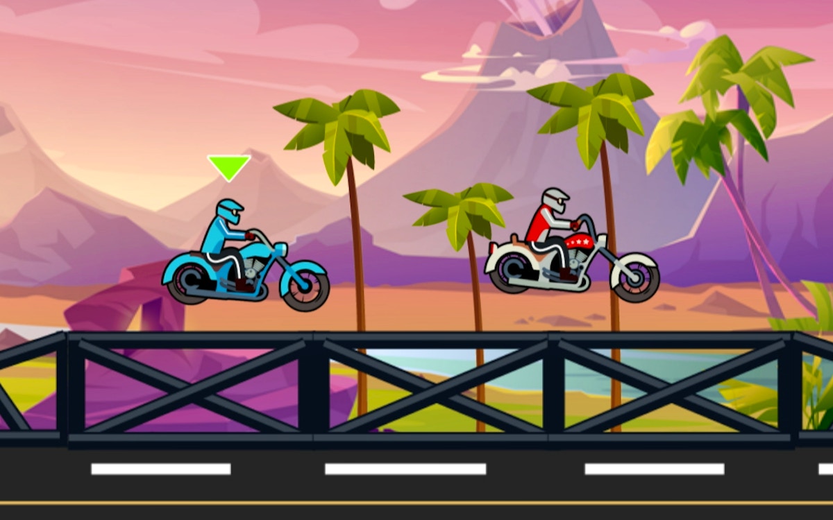 Moto Racer Game 🕹️ Play Now on GamePix