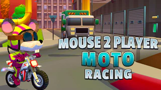 Mouse 2 Player Moto Racing 🕹️ Play Now on GamePix