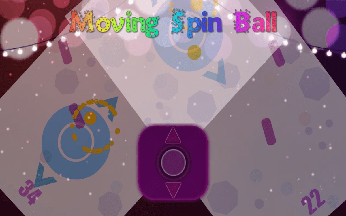 Moving Spin Ball 🕹️ Play Now on GamePix