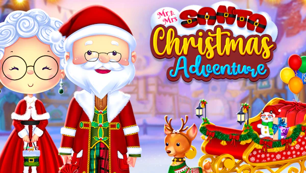 Mr And Mrs Santa Christmas Adventure 🕹️ Play Now on GamePix