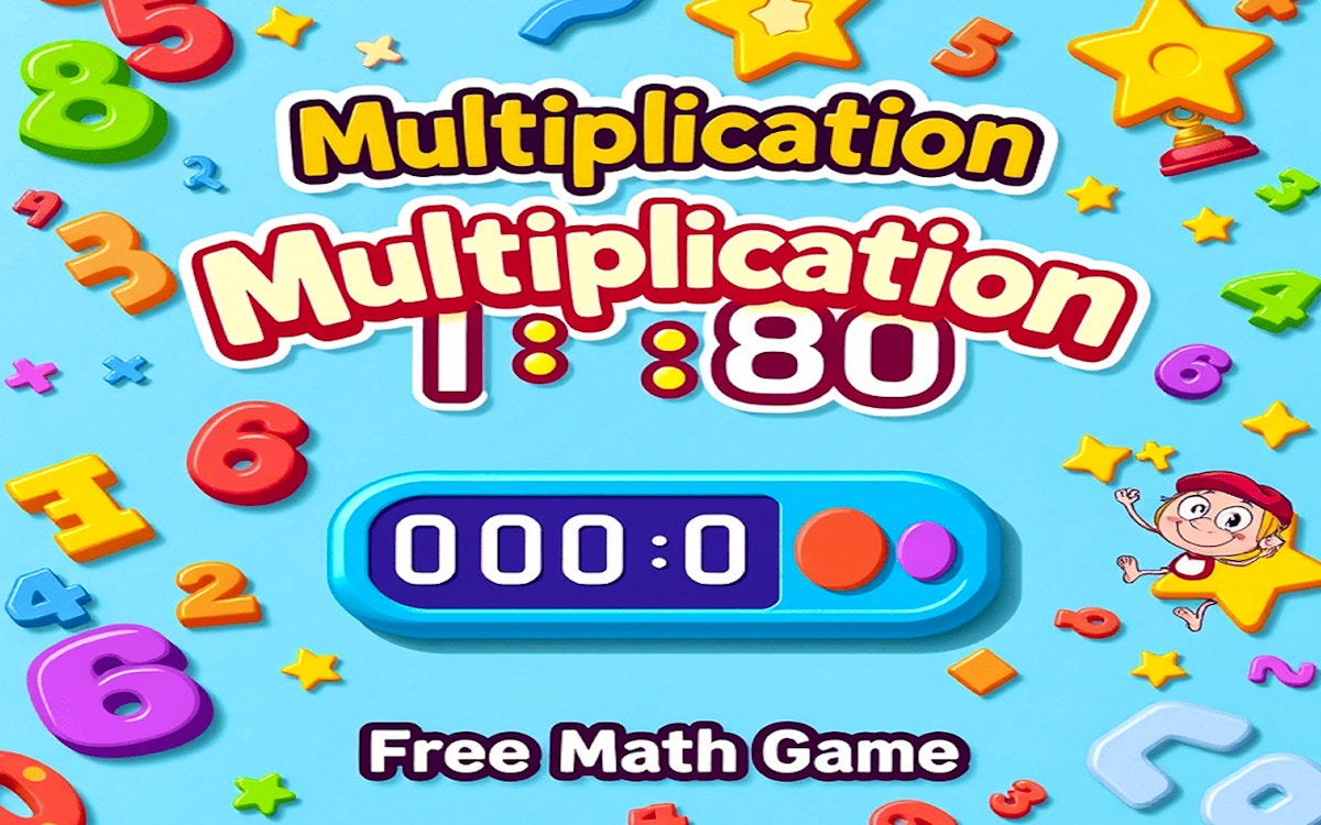 Multiplication Skill Test 🕹️ Joue Maintenant sur GamePix