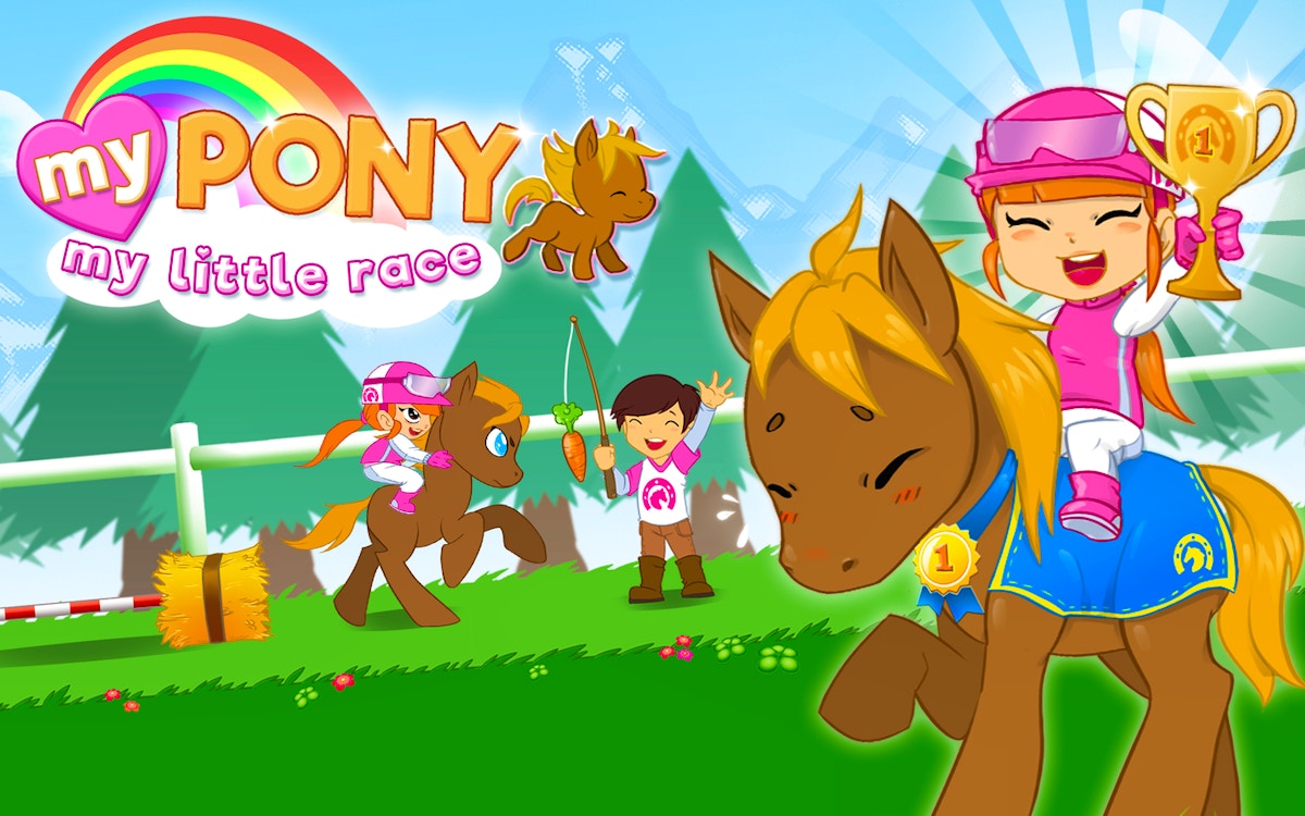 My Pony My Little Race 🕹️ Play Now on GamePix