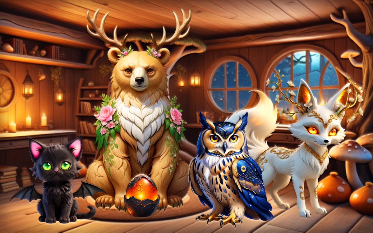 Mysterious Familiars Enchanted Bestiary 🕹️ Play Now on GamePix