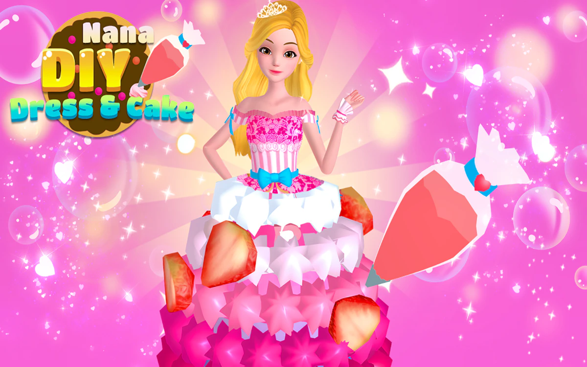 Nana Diy Dress & Cake 🕹️ Play Now on GamePix