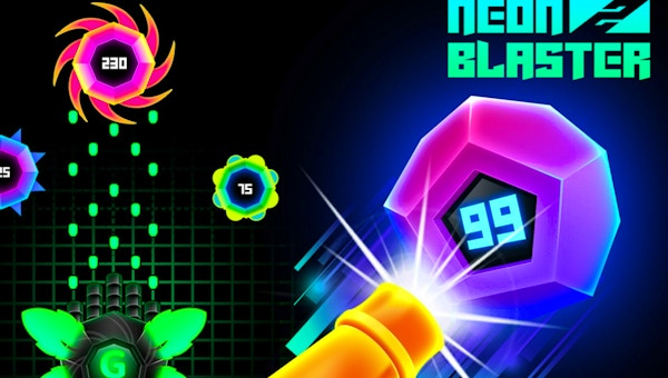 Neon Blaster 2 🕹️ Play Now on GamePix