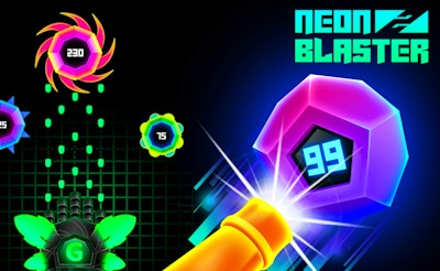 Neon Blaster 2 🕹️ Play Now on GamePix