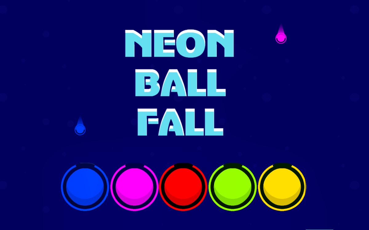 Neon Fall Ball 🕹️ Play Now on GamePix