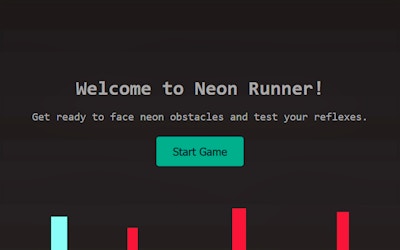 Neon Runner 🕹️ Play Now on GamePix