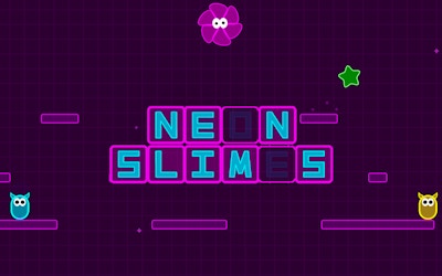Neon Slimes 🕹️ Play Now on GamePix