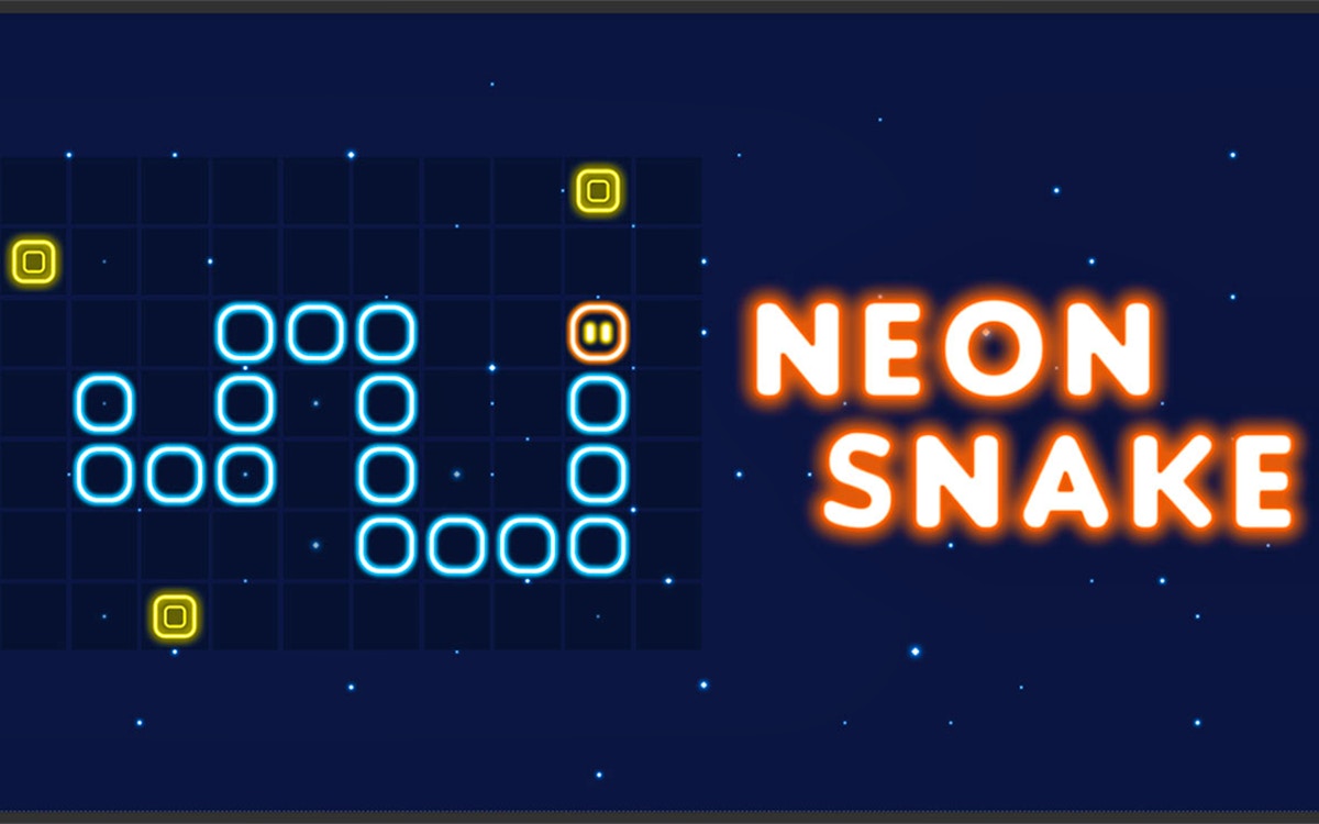 Neon Snake 🕹️ Play Now on GamePix