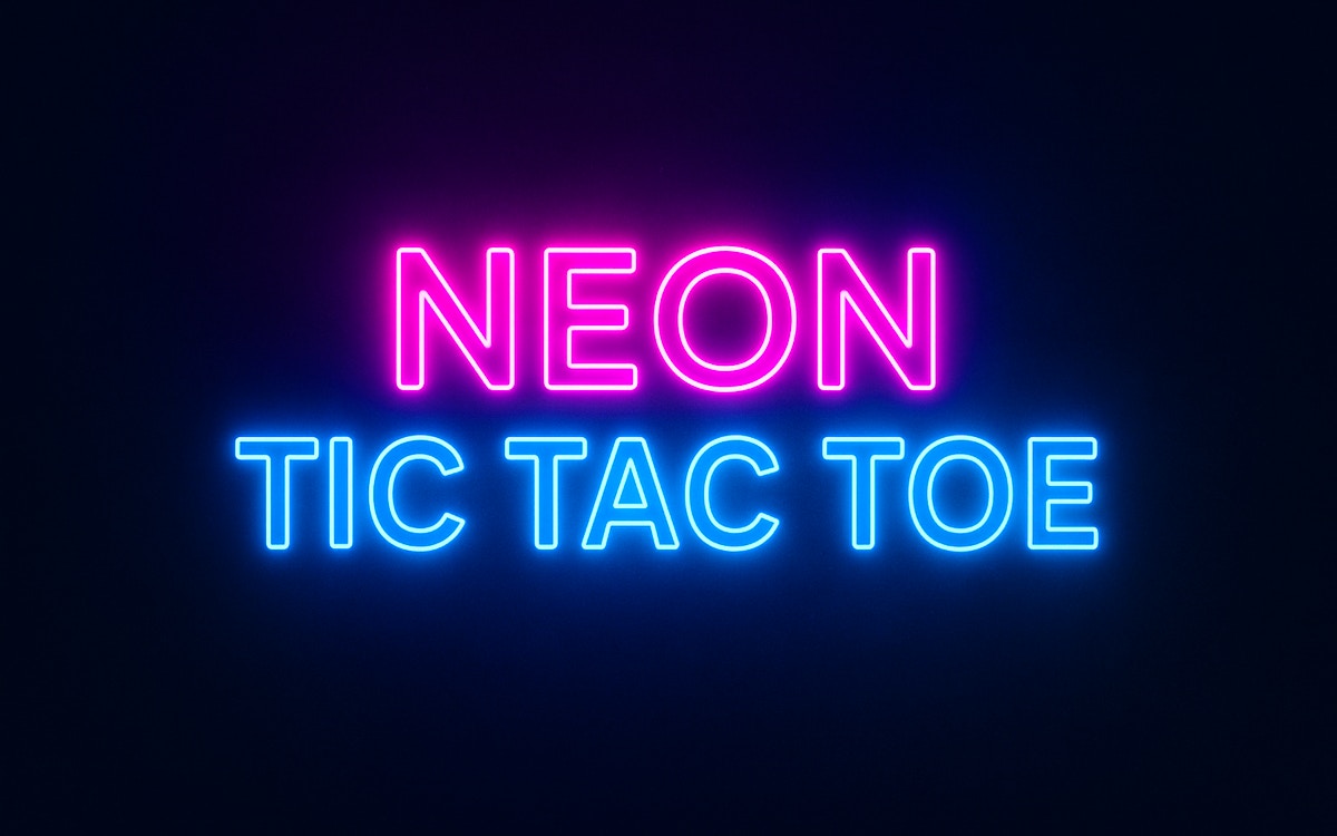 Neon Tic-tac-toe 🕹 Gioca Ora su GamePix