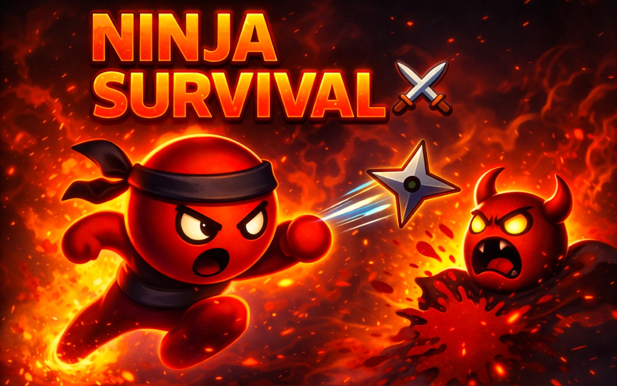 Ninja Survival 🕹️ Играйте сега на GamePix