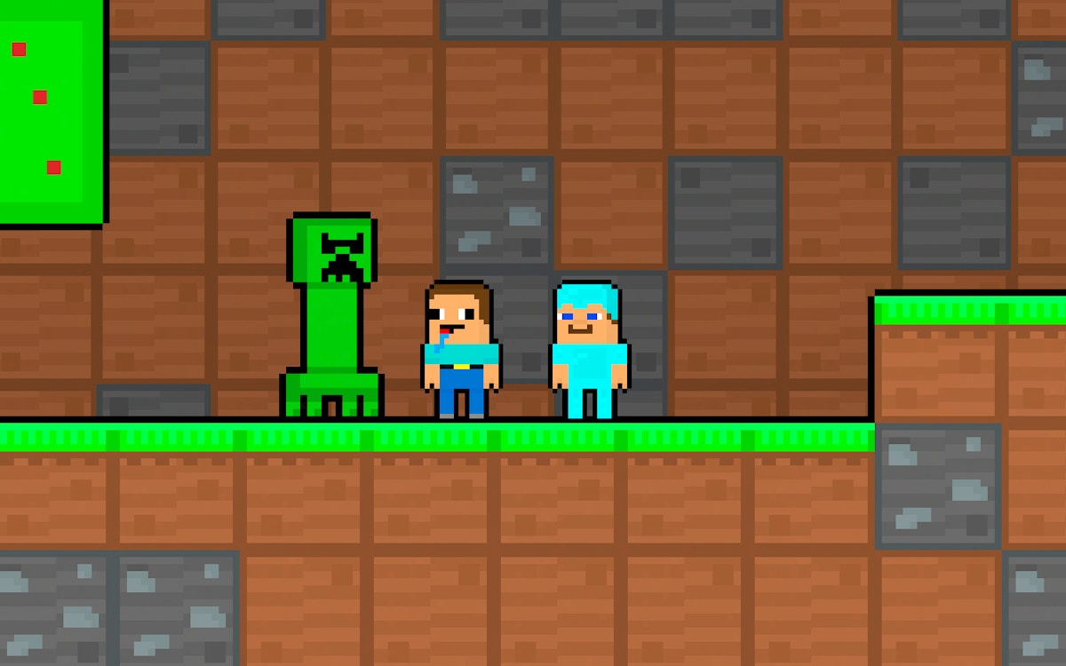 Noob And Pro Monster School 🕹️ Play Now on GamePix