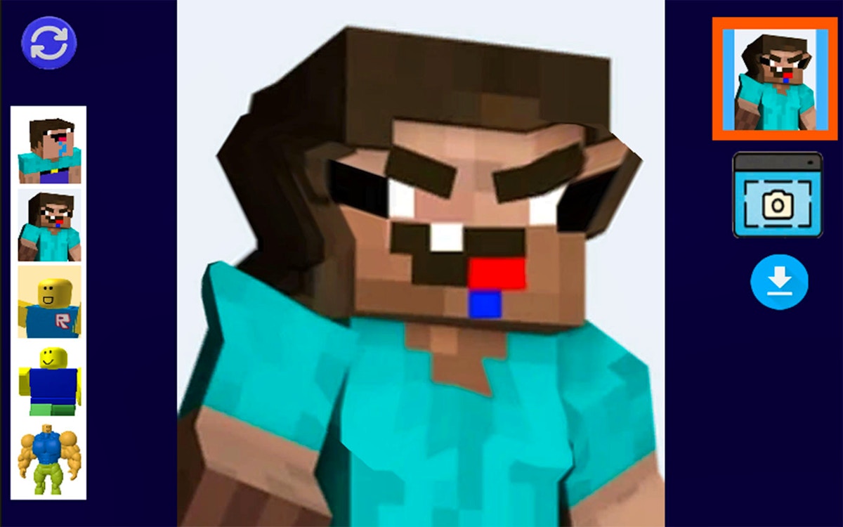 Noob Funny Face 🕹️ Jetzt spielen auf GamePix