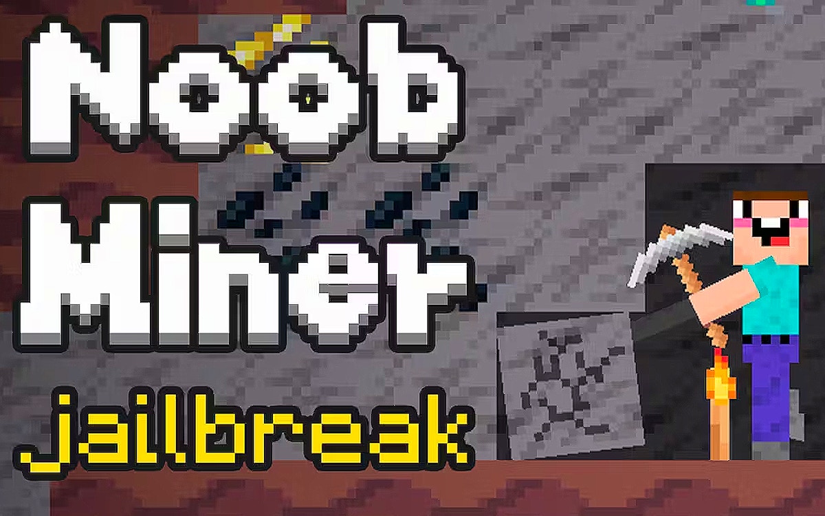 Noob Miner: Escape From Prison 🕹️ Play Now on GamePix