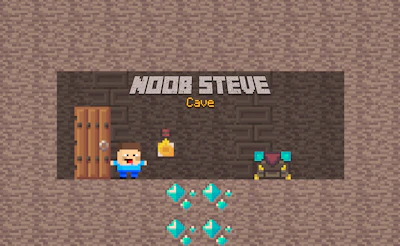 Noob Steve Cave 🕹️ Play Now on GamePix