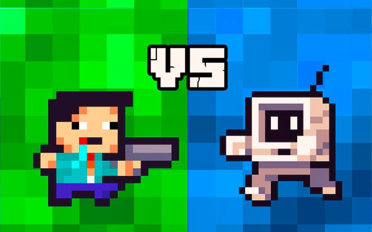 Noob Super Agent Vs Robots 🕹️ Play Now on GamePix