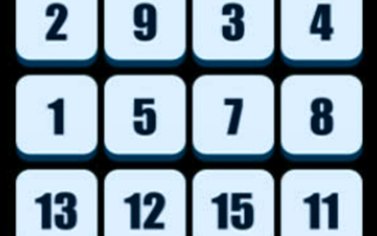 Numbers Sliding Puzzle:play Numbers Sliding Puzzle online for free on ...