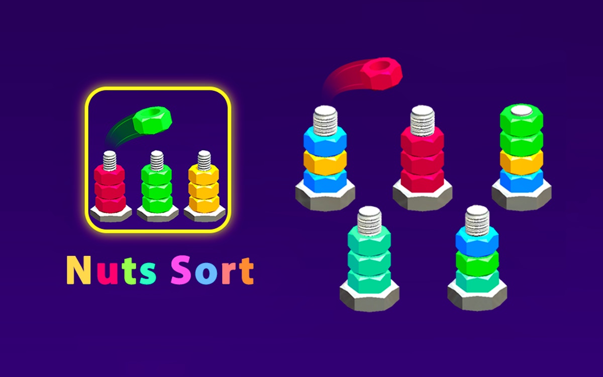 Nuts Sort 🕹️ Play Now on GamePix