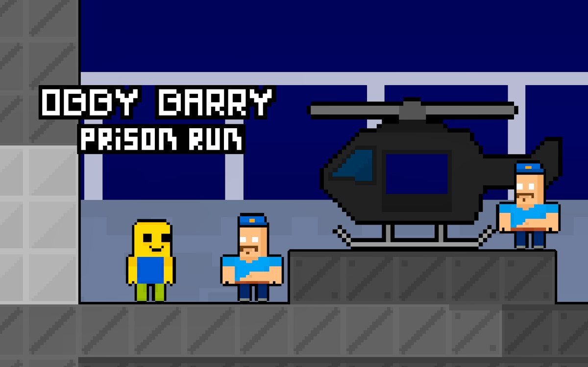 Obby Barry Prison Run 🕹️ Play Now on GamePix