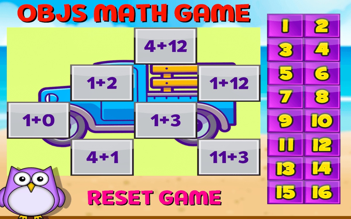 Objects Math Game 🕹️ Play Now on GamePix