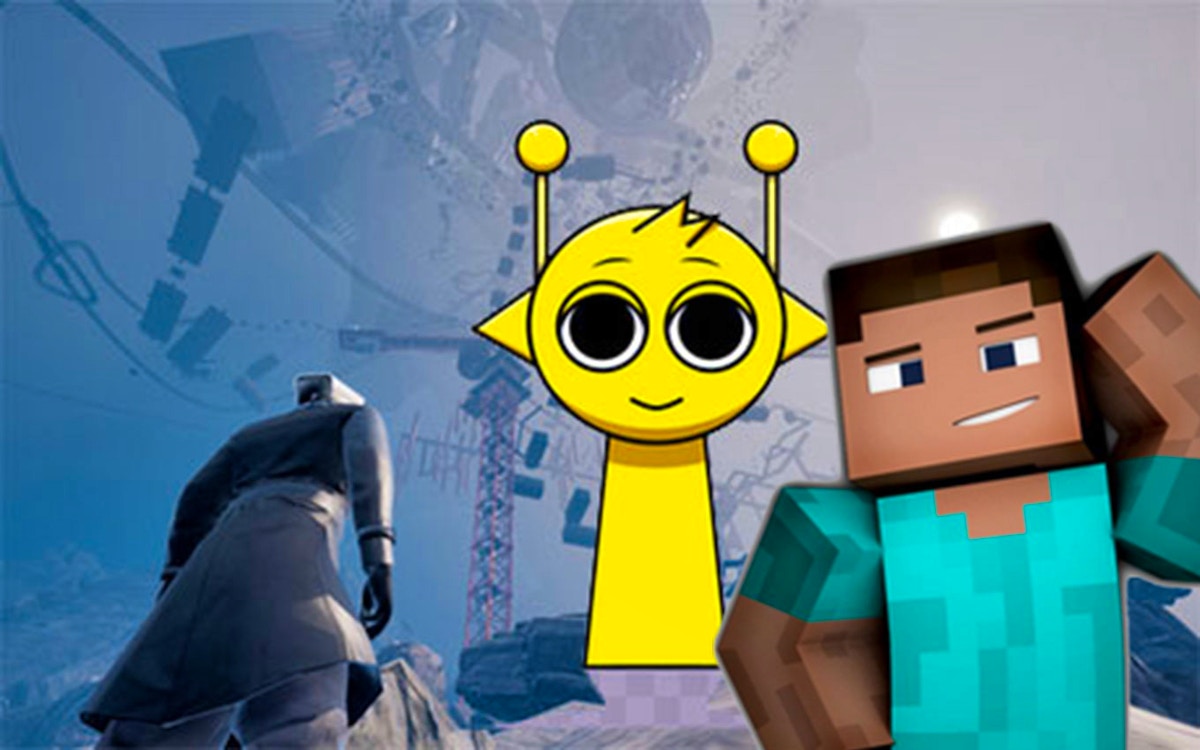 Only Up At Minecraft & Sprunki 🕹️ Joue Maintenant sur GamePix