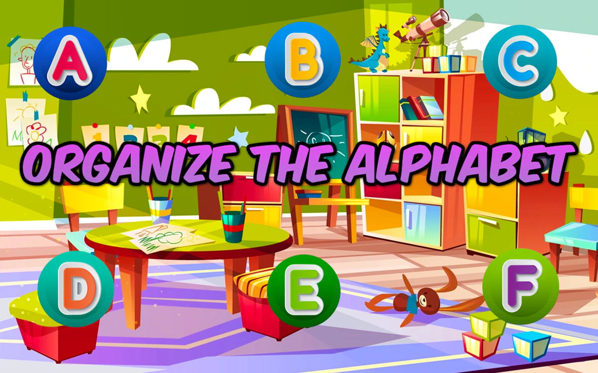 Organize The Alphabet 🕹️ Play Now on GamePix