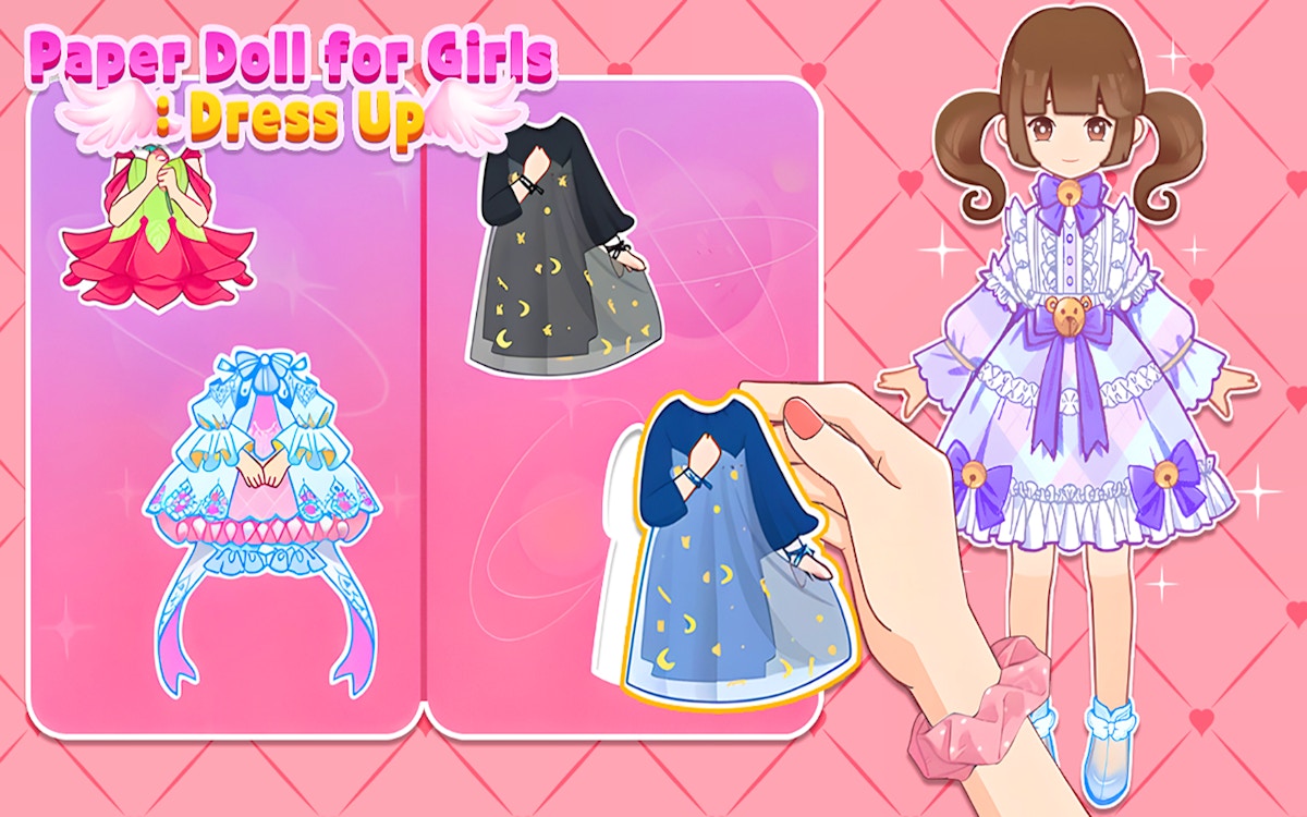 Paper Doll For Girls Dress Up 🕹️ Play Now on GamePix