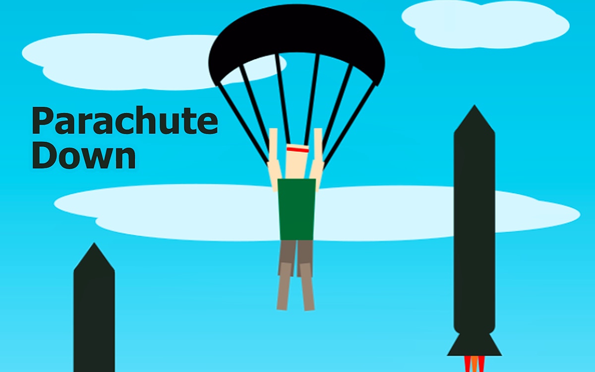 Parachute Down 🕹️ Play Now on GamePix