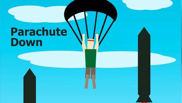 Parachute Down 🕹️ Play Now on GamePix