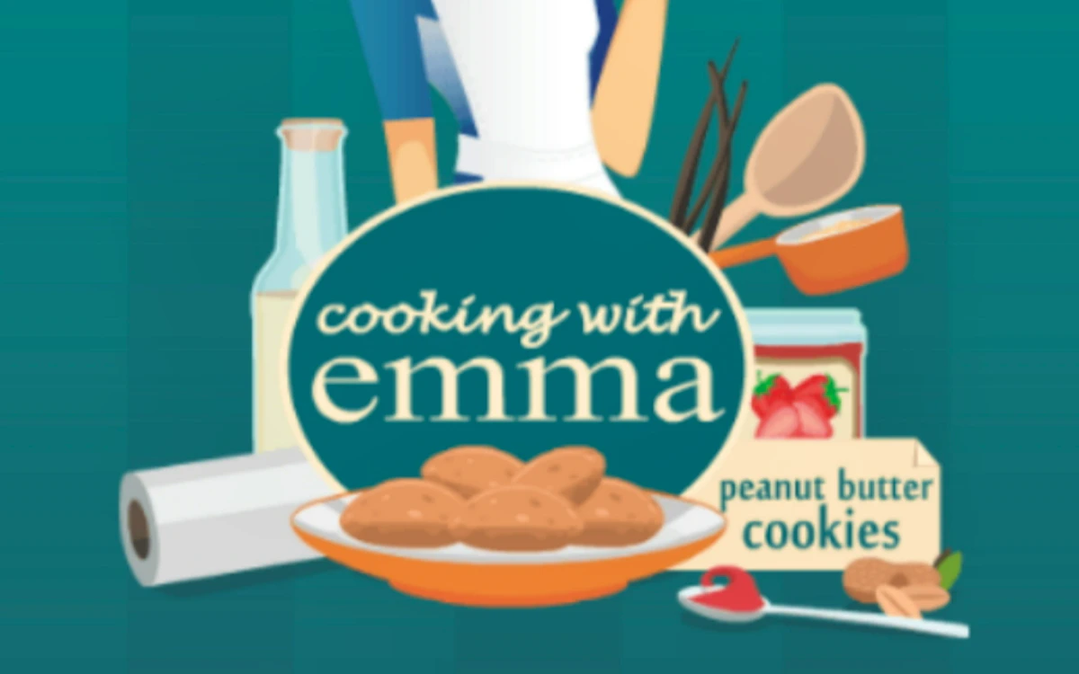 Peanut Butter Cookies - Cooking With Emma 🕹️ Play Now on GamePix