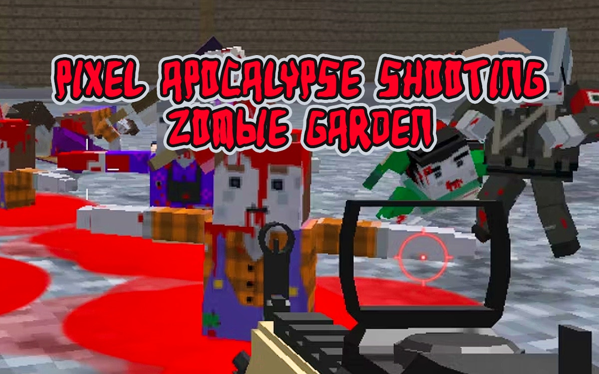 Pixel Apocalypse Shooting Zombie Garden 🕹️ Play Now on GamePix